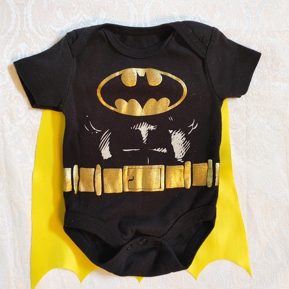 DC Comics | One Pieces | Batman Onepiece Bodysuit With Cape | Poshmark